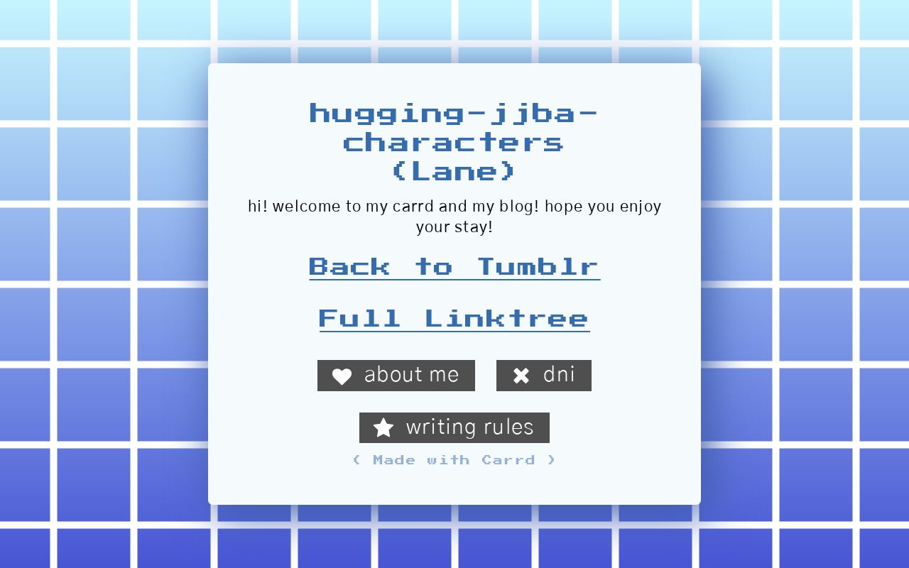 hugging jjba characters